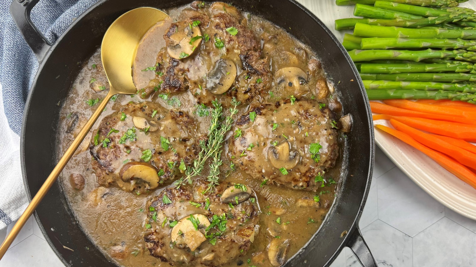 Classic Salisbury Steak With Mushroom Gravy Recipe