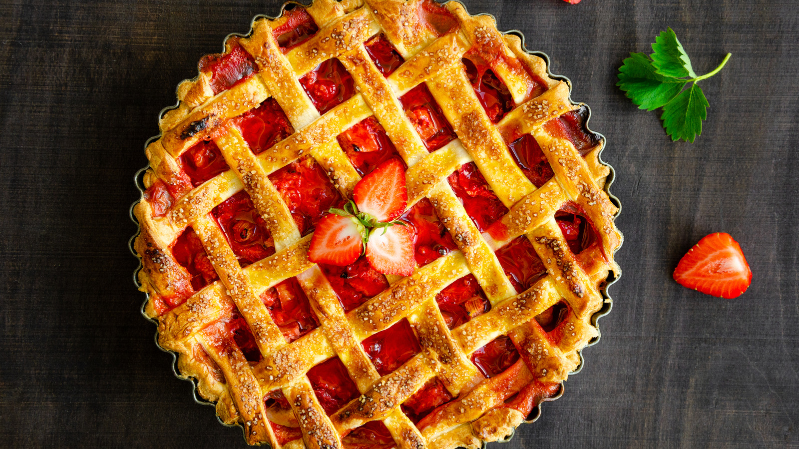 Mix Rhubarb With Sugar To Prevent A Runny Pie Filling
