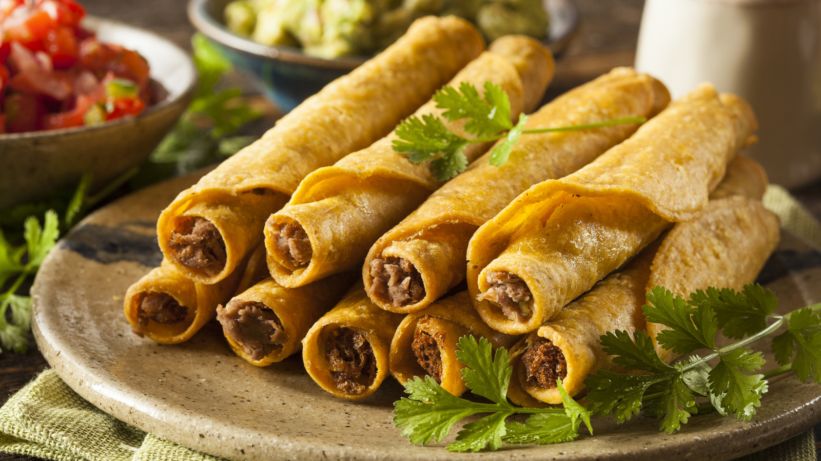 Match Made In Heaven: The Best Types Of Store-Bought Dip For Taquitos