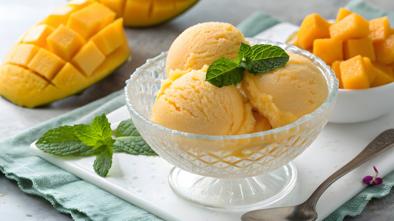 Skip Store-Bought: Easy Mango Sorbet Calls For Just 3 Ingredients