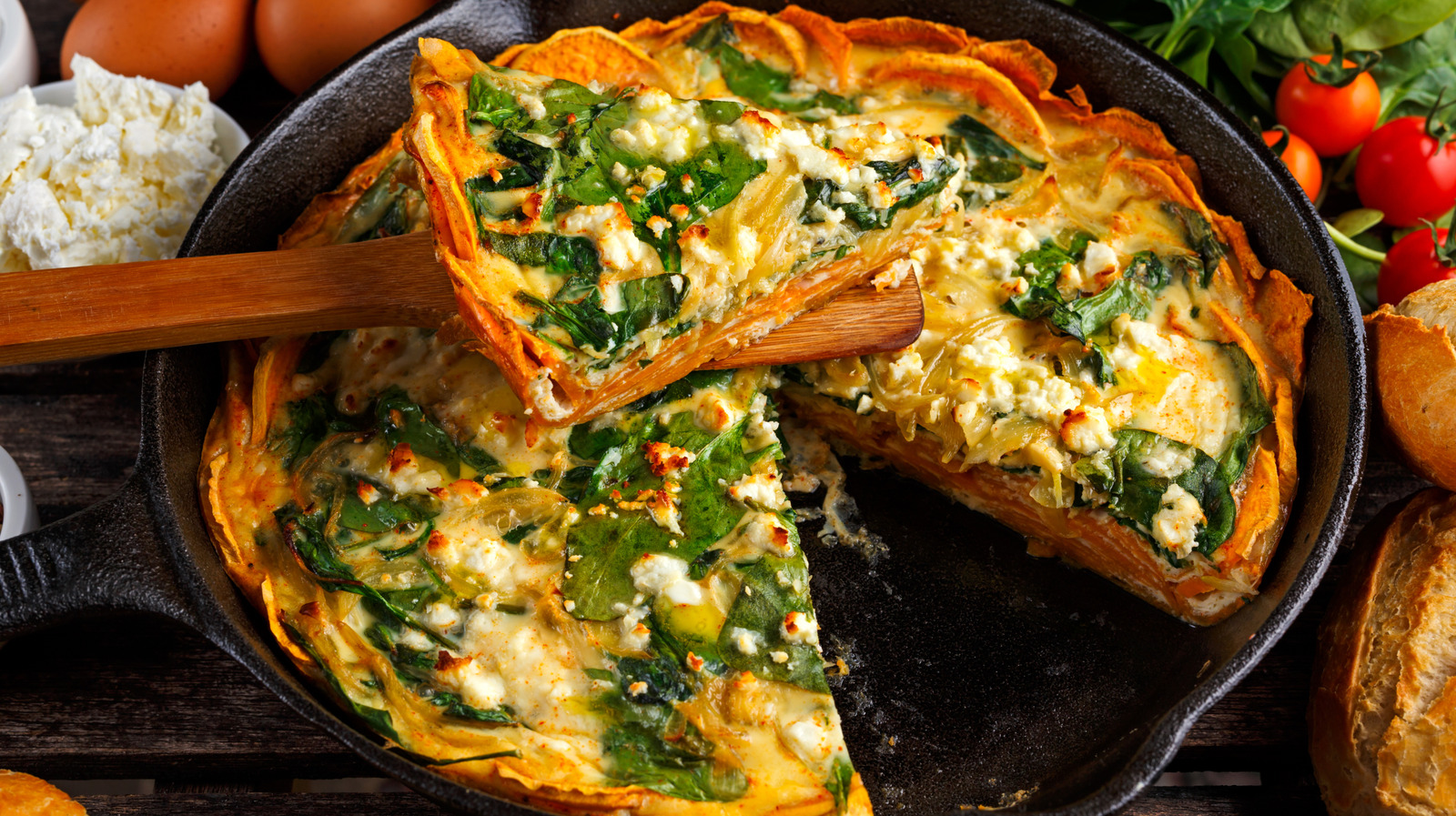 Smashed Potatoes Are The More Satisfying Crust Your Quiche Needs