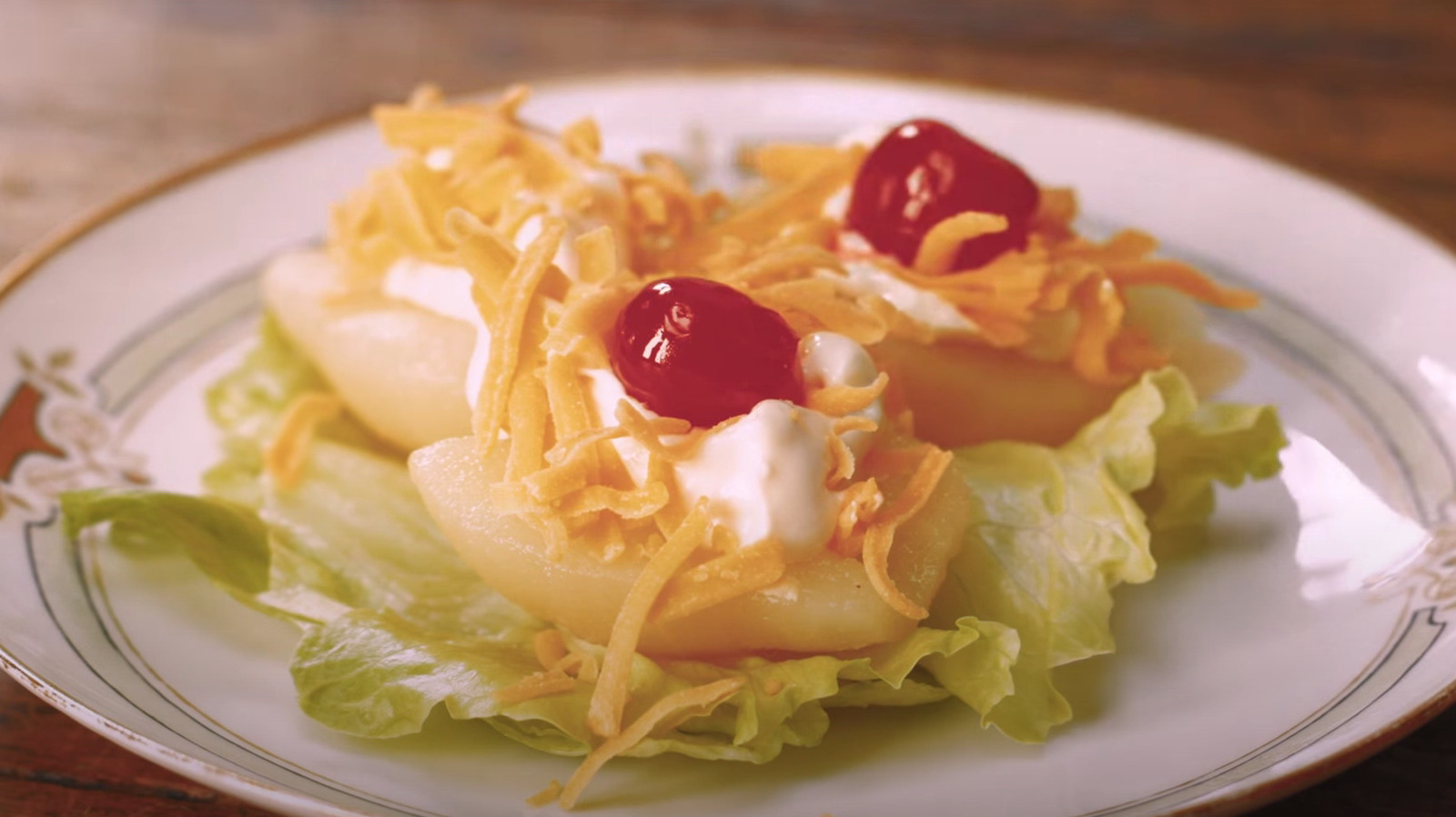 Southern Pear Salad Boldly Combines Fruit And Mayo