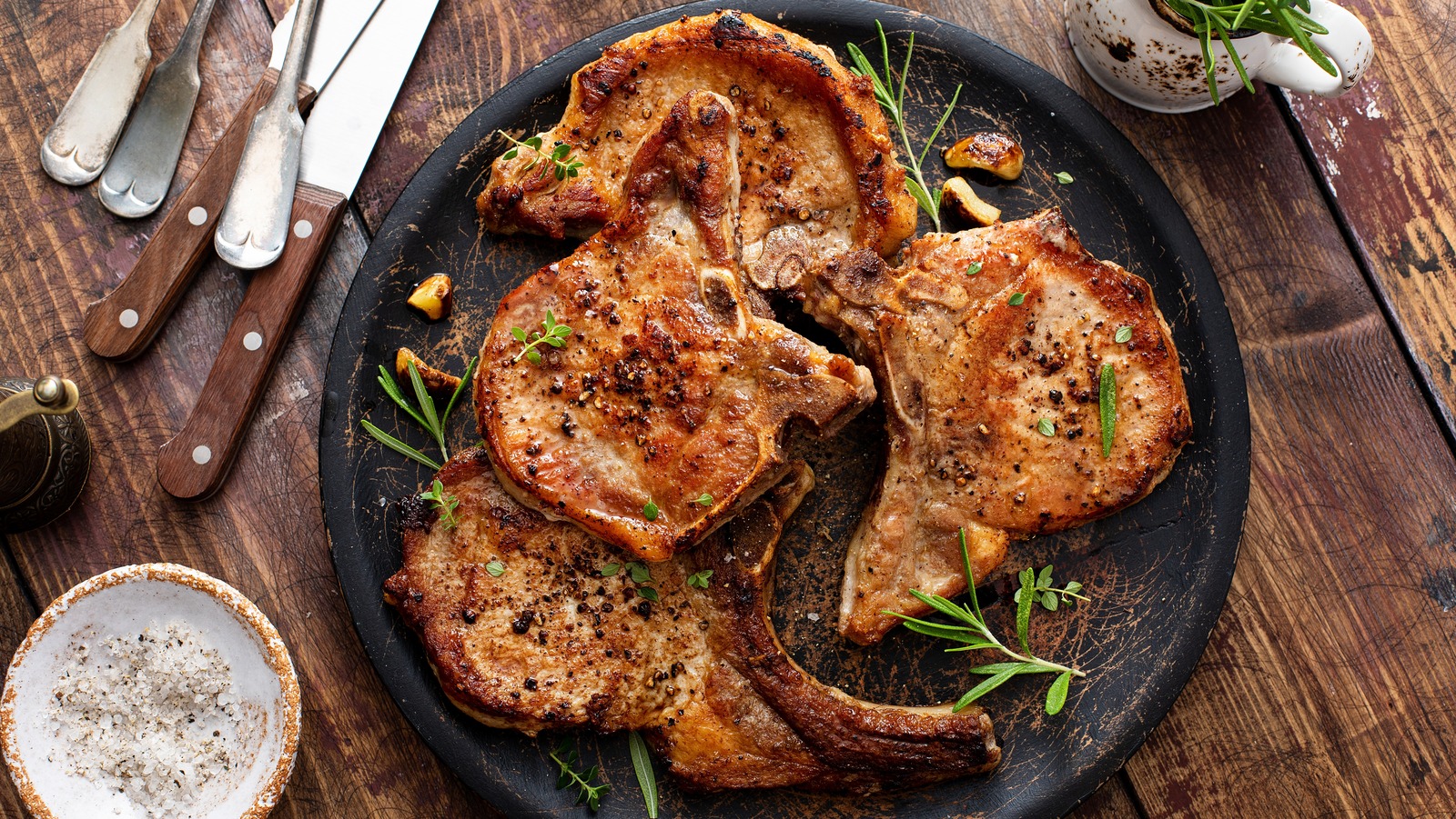 The 2-Step Cooking Method To Prevent Dry Pork Chops
