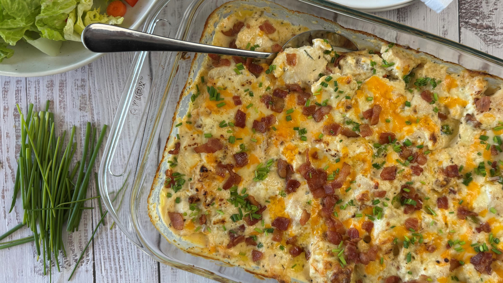 Cheesy Creamy Million Dollar Chicken Casserole Recipe