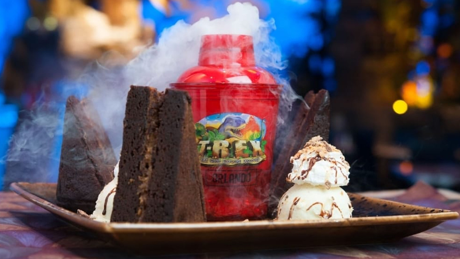 Disney T Rex Restaurant Dessert Menu