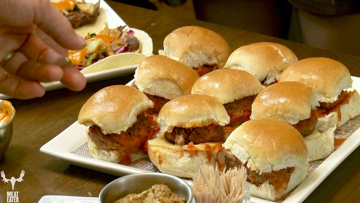 Video: Steven Rinella Makes Wild Ram Meatball Sliders - Food Republic