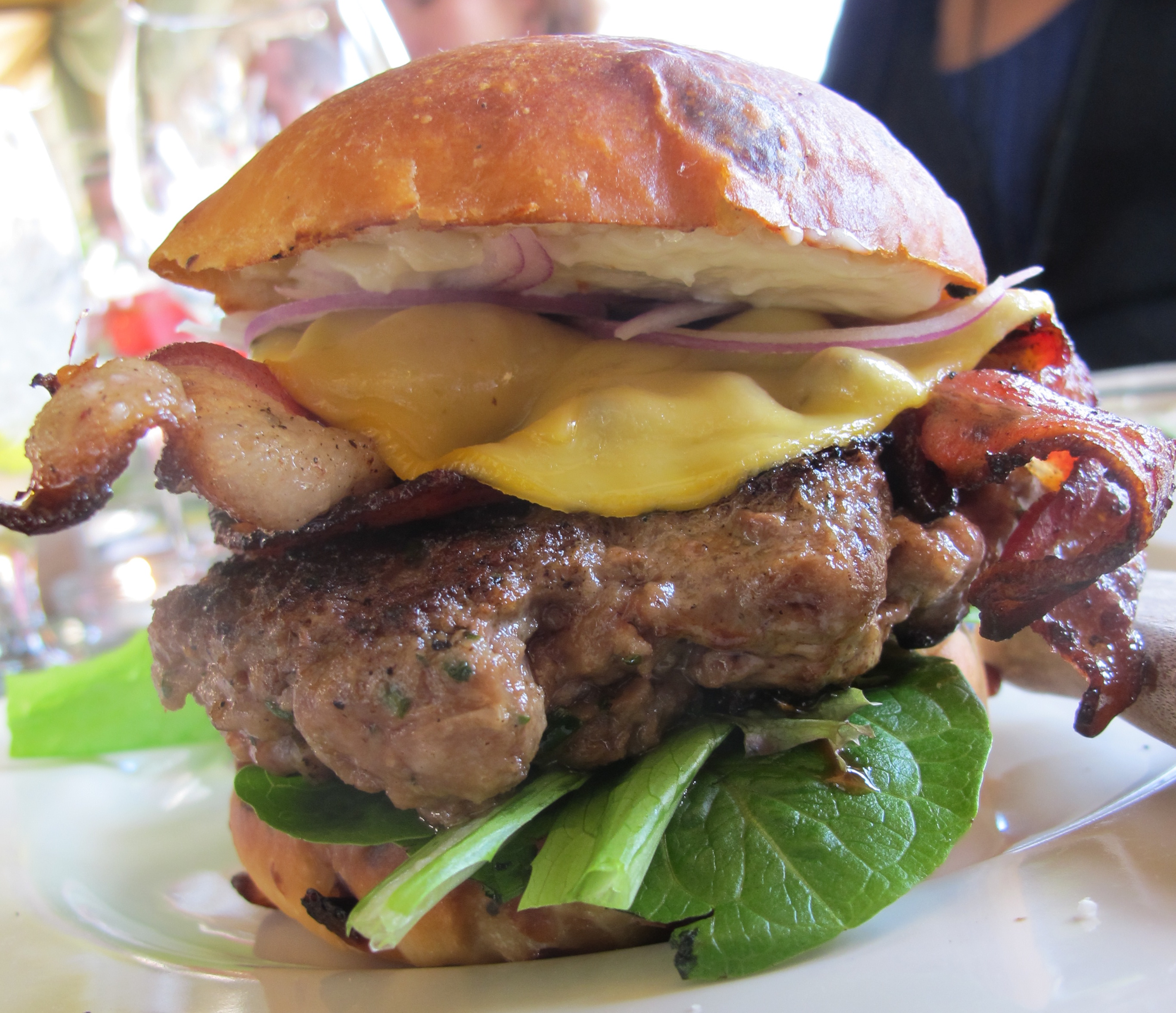Fredericksburg Herb Farm Burger - Food Republic