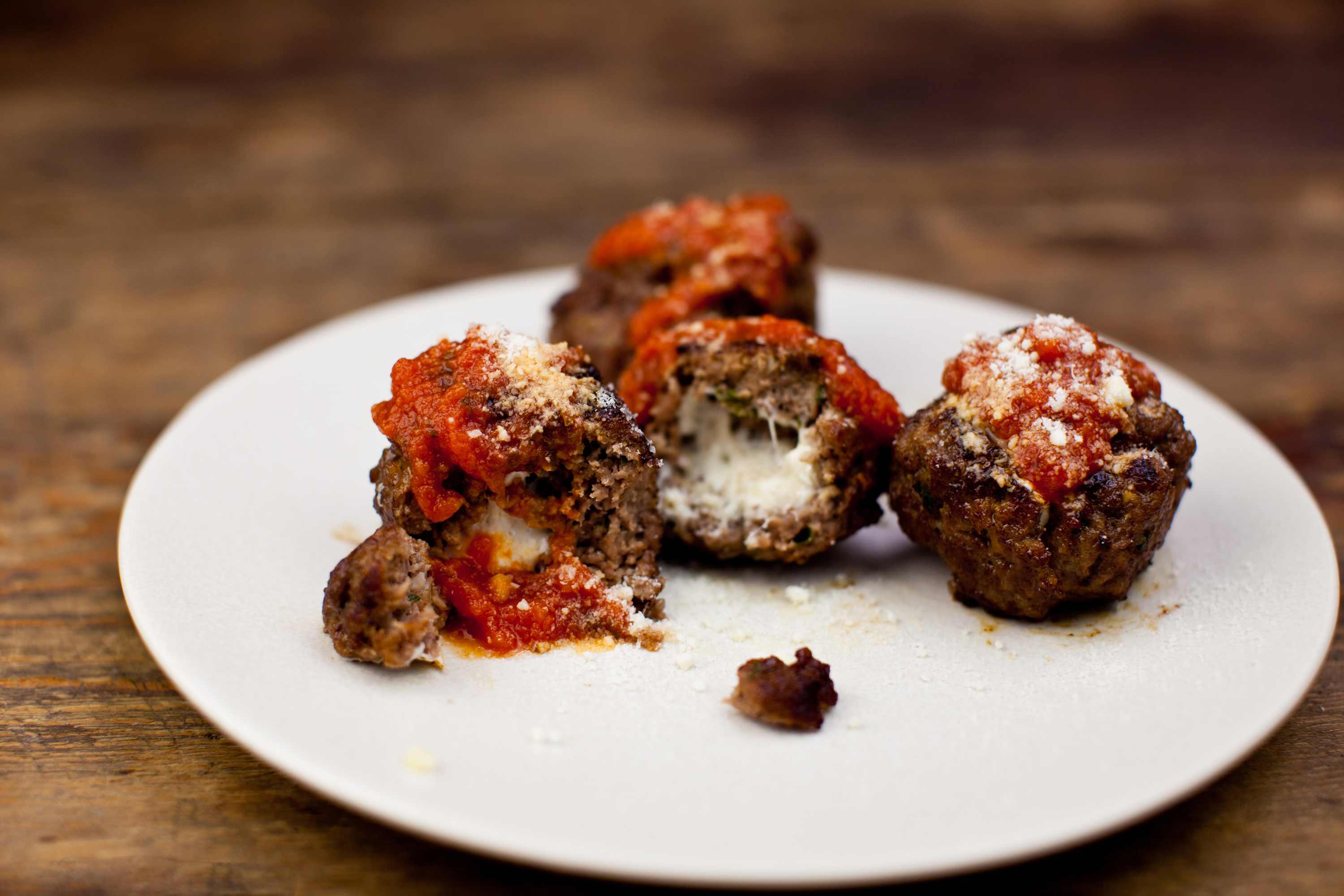 Cheese-Stuffed Meatballs Recipe - Food Republic