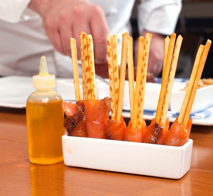 How To Make Pastrami Salmon Sticks - Food Republic