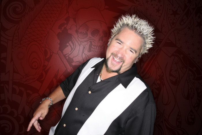 guy fieri red shirt