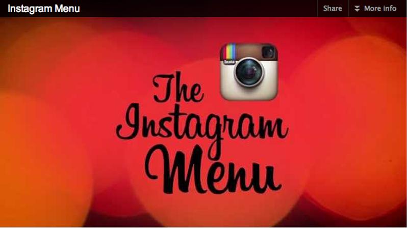 NYC: Introducing The Instagram Menu - Food Republic