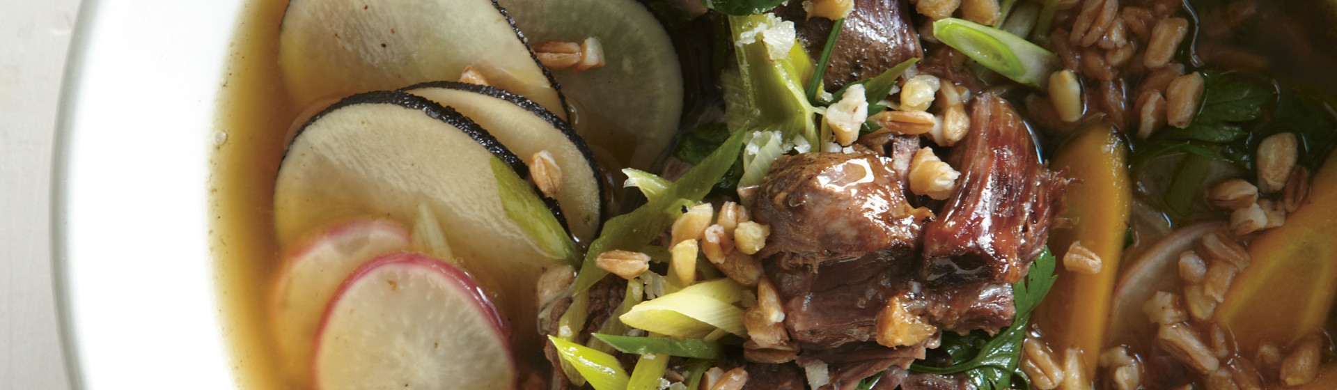Beef Shin And Farro Soup Recipe - Food Republic