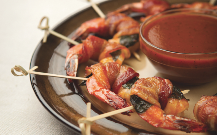 Bacon Basil-Wrapped Shrimp Recipe - Food Republic