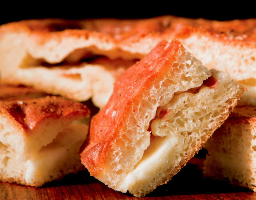 Focaccia Stuffed With Taleggio And Pancetta Recipe - Food Republic