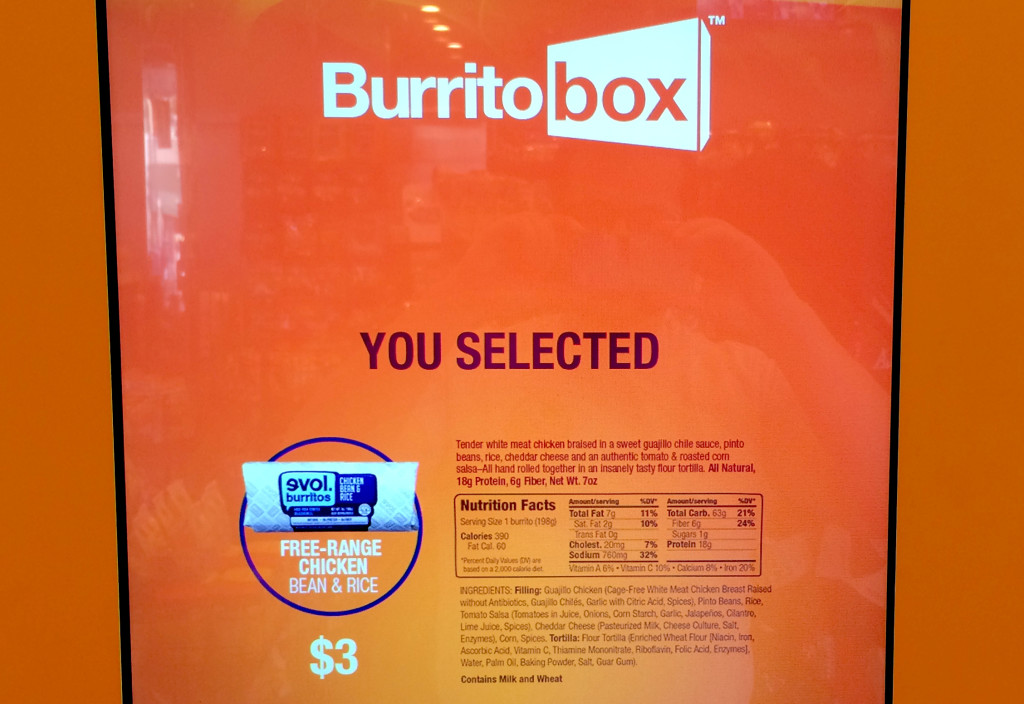 At Last, A Vending Machine That Makes You A Delicious Burrito (Every ...