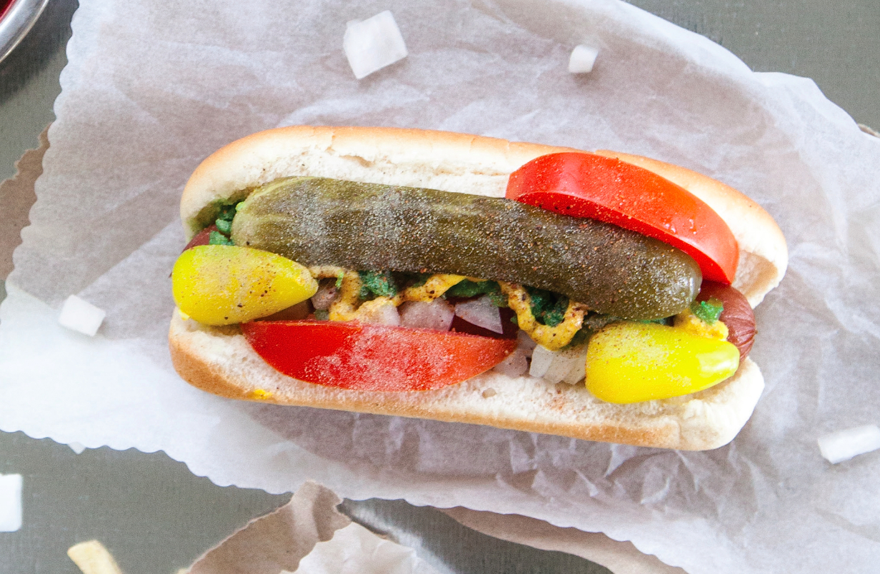 The History Of The Chicago Dog In 7 Toppings Food Republic