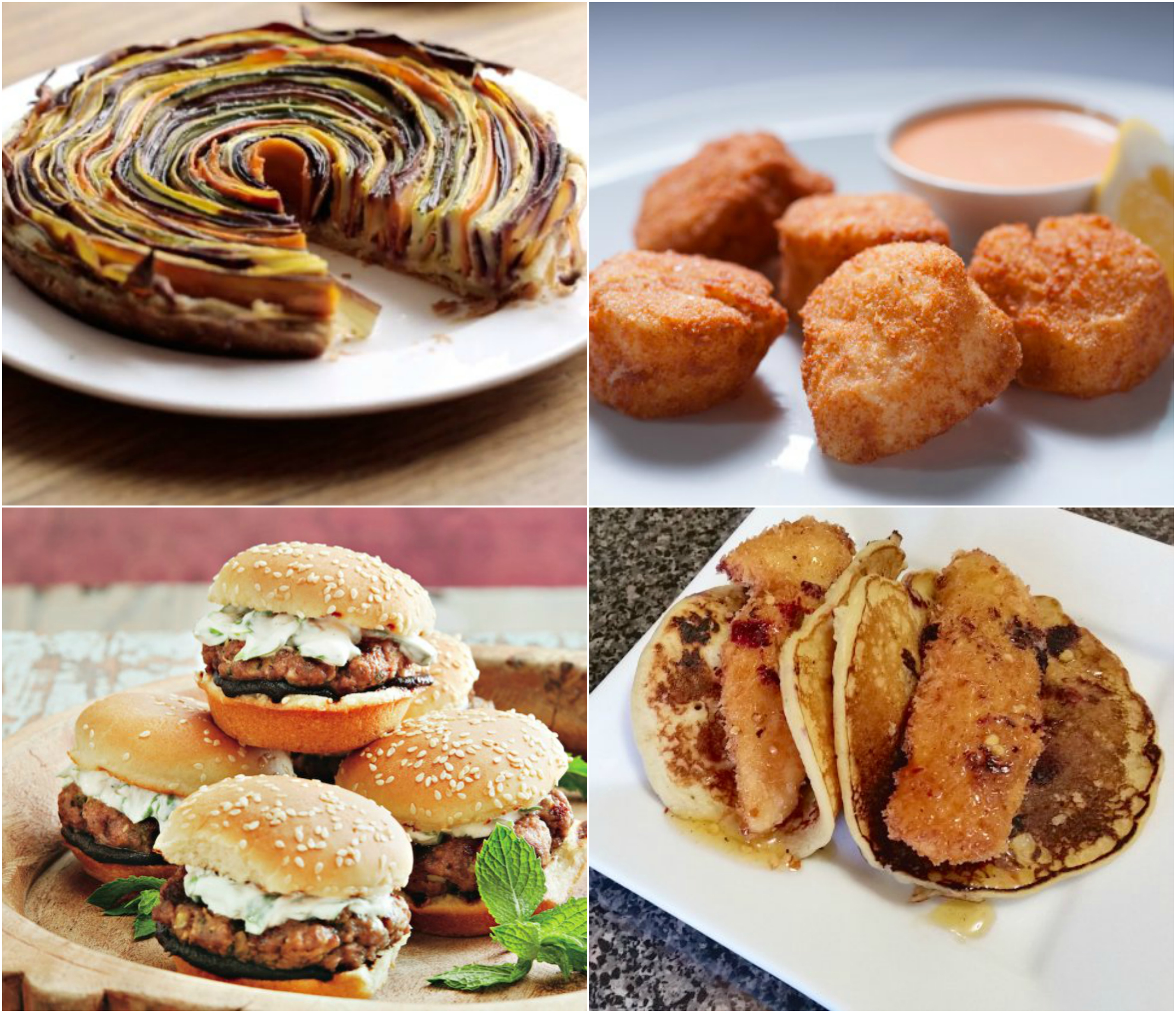 New Recipes This Week: Kebab Sliders, Veggie Spiral Tart, Fried Sea ...