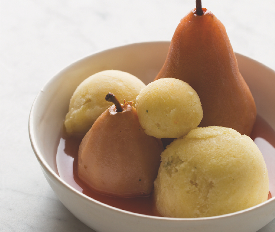 It's A Poached Pear Sorbet Recipe - Food Republic