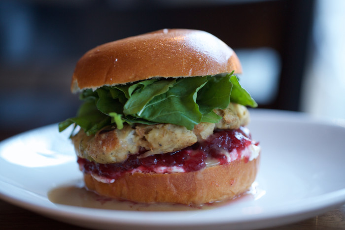 Behold: The Leftover Thanksgiving Stuffing Burger - Food Republic