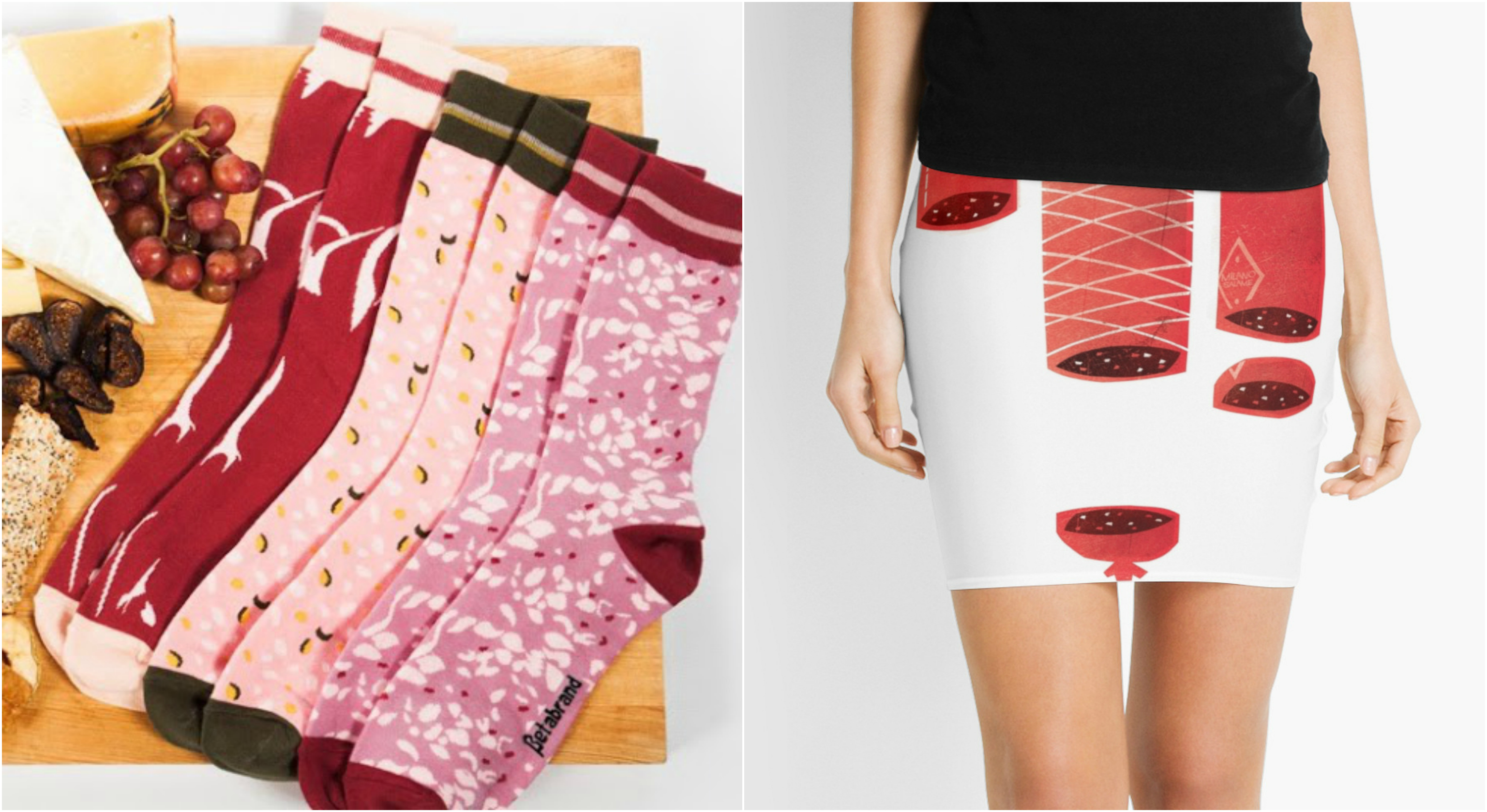 Meat Apparel: From Mortadella Socks To Ibérico Ham Charms - Food Republic