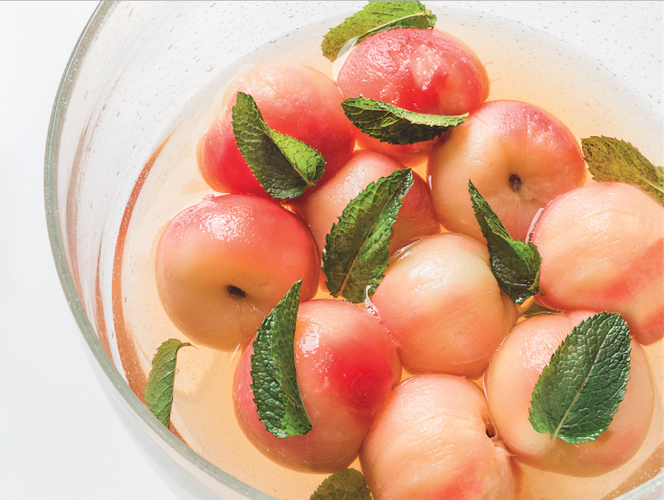 Summer Sweets: Poached Peaches In Green Tea Syrup - Food Republic