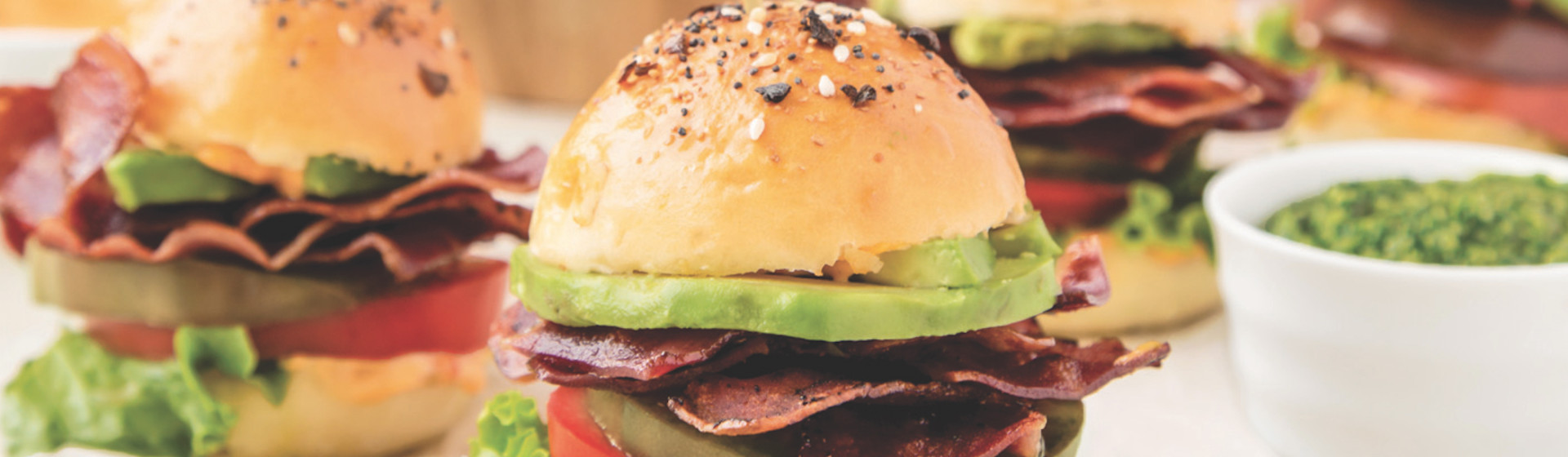 Snack Attack: Turkey Bacon BLT Avocado Sliders - Food Republic