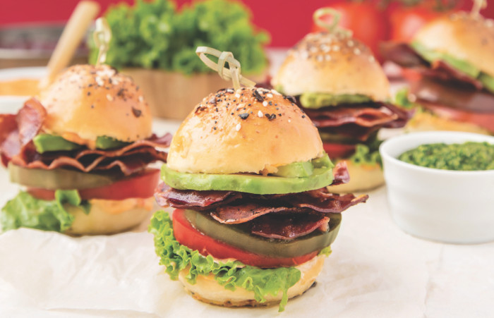 Snack Attack: Turkey Bacon BLT Avocado Sliders - Food Republic