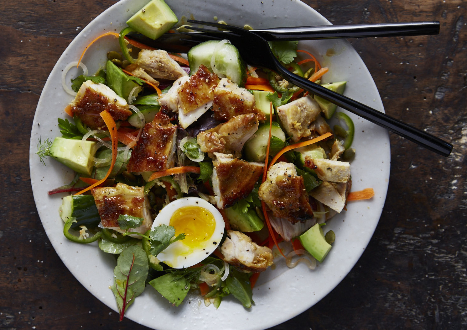 Seamus Mullen's Tamari-Glazed Chicken Salad - Food Republic