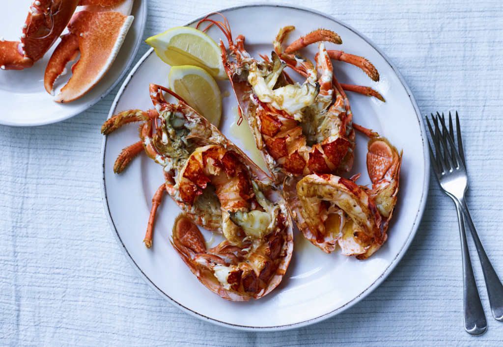 Barbecued Lobster With Smoked Butter, Hot Off The Grill