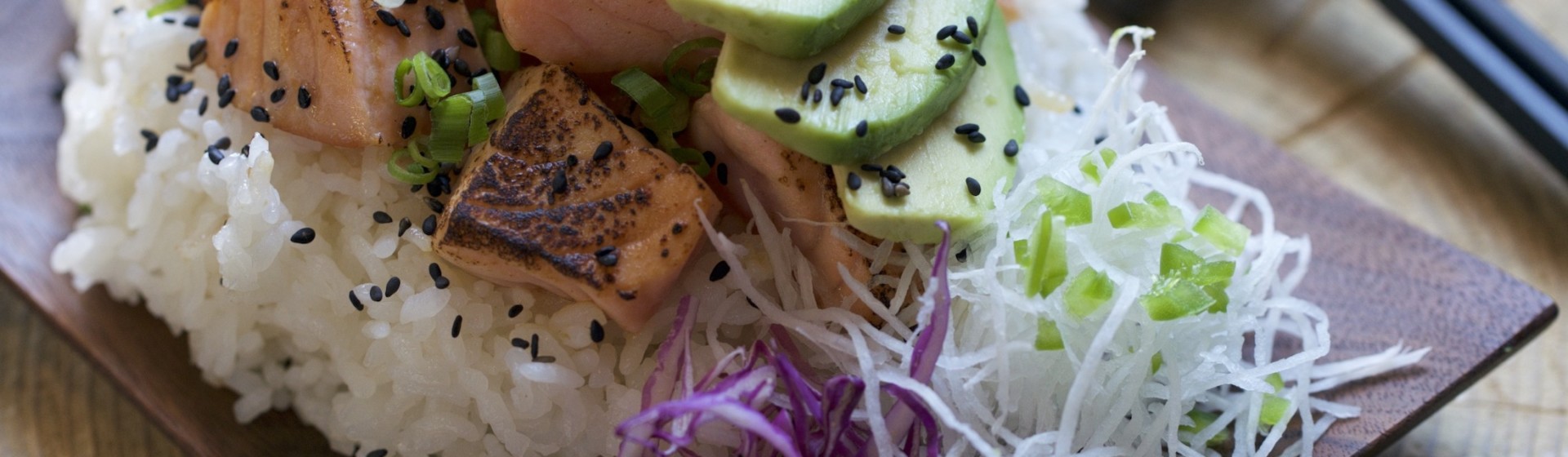 Bowls Of Goodness: Cured Seared Salmon On Rice